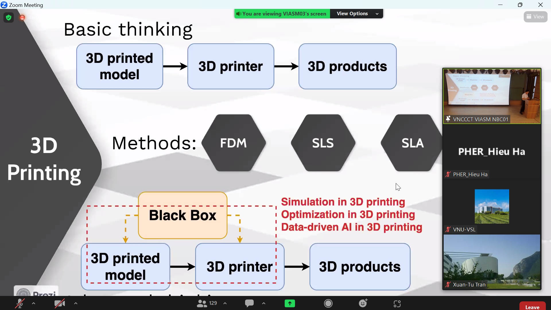 Public lecture on “Data-driven 3D printing technology ...
