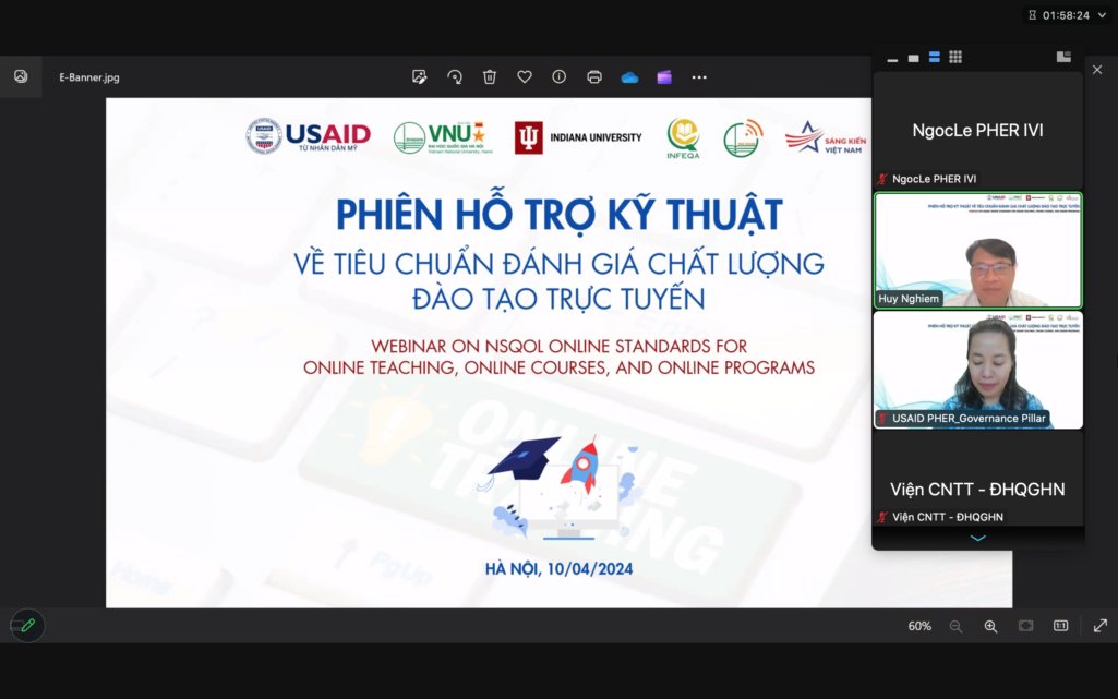 Webinar on the US National Standards for Quality Online Learning (NSQOL ...